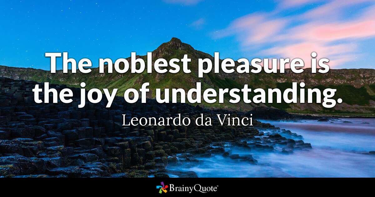 The Joy of Understanding * Viviensvoice